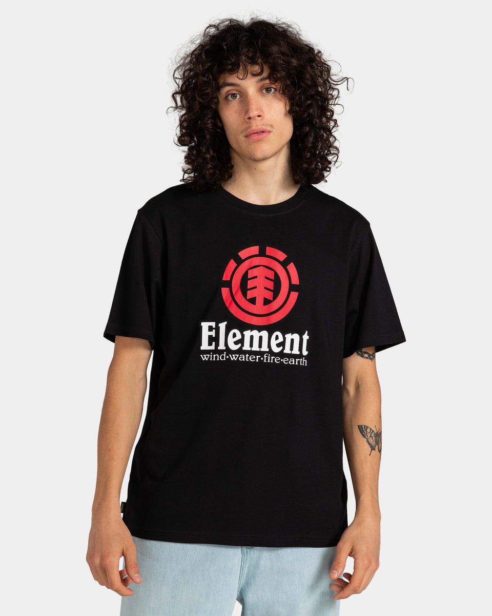 Element Tee shirt Vertical Black – West French