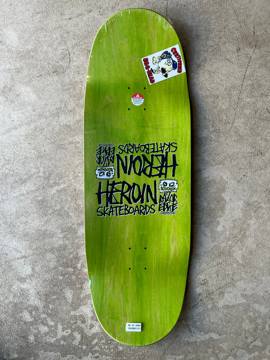 Heroin skateboard deck Shellraiser III Wide Boy 10.75" – West French