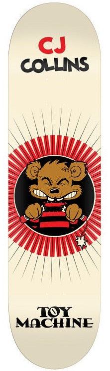 Toy Machine skateboard deck CJ Collins Toons 8.00" – West French