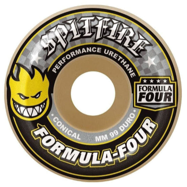 Spitfire skateboard wheels Formula Four Conical 99A 54mm – West French