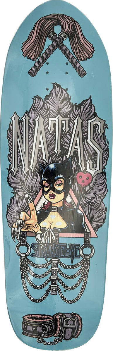StrangeLove Skateboard Deck Natas Kaupas The Cat Woman Blue 10" – West ...